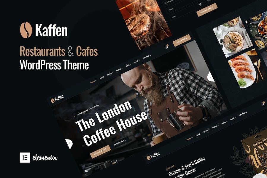 Kaffen (v1.2.4) Restaurant WordPress Theme Nulled – JOJO THEMES